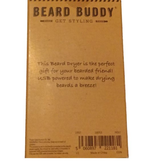 Fizz Creations | Accessories | Beard Buddy Mens Beard Dryer With Usb ...
